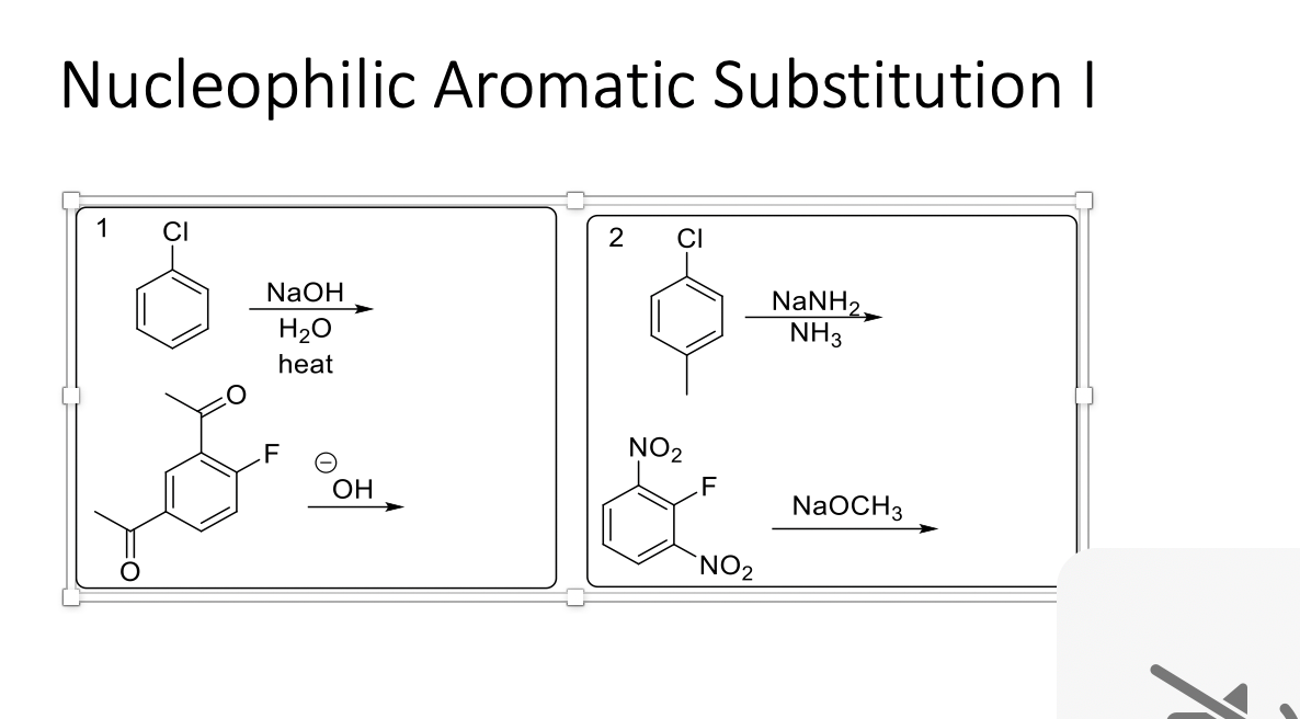 Solved Nucleophilic Aromatic Substitution | NaOH H2O heat | Chegg.com