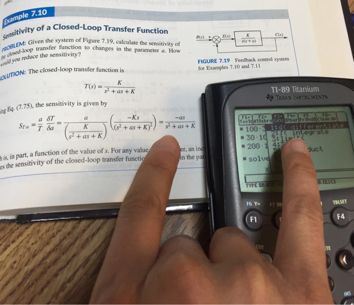 Solved mple 7.10 of a Closed-Loop Transfer Function Given | Chegg.com