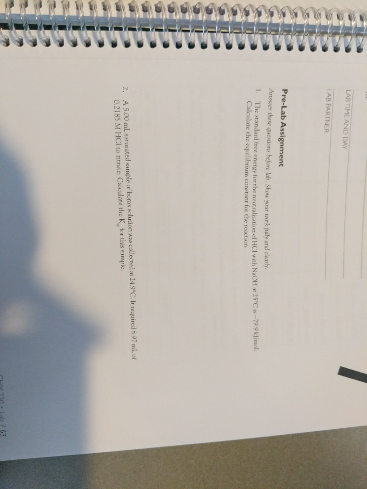 Solved LAB TIME AND DAY LAB PARTNER Pre-Lab Assignment | Chegg.com