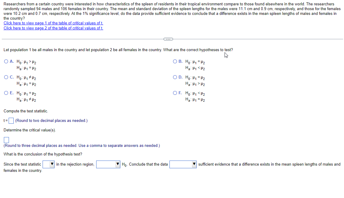 Solved DROP DOWN OPTIONS IN ORDER: IS IS NOT REJECT DO NOT | Chegg.com