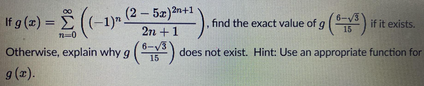 Solved Sequences and Series (Limits of Sequences, | Chegg.com