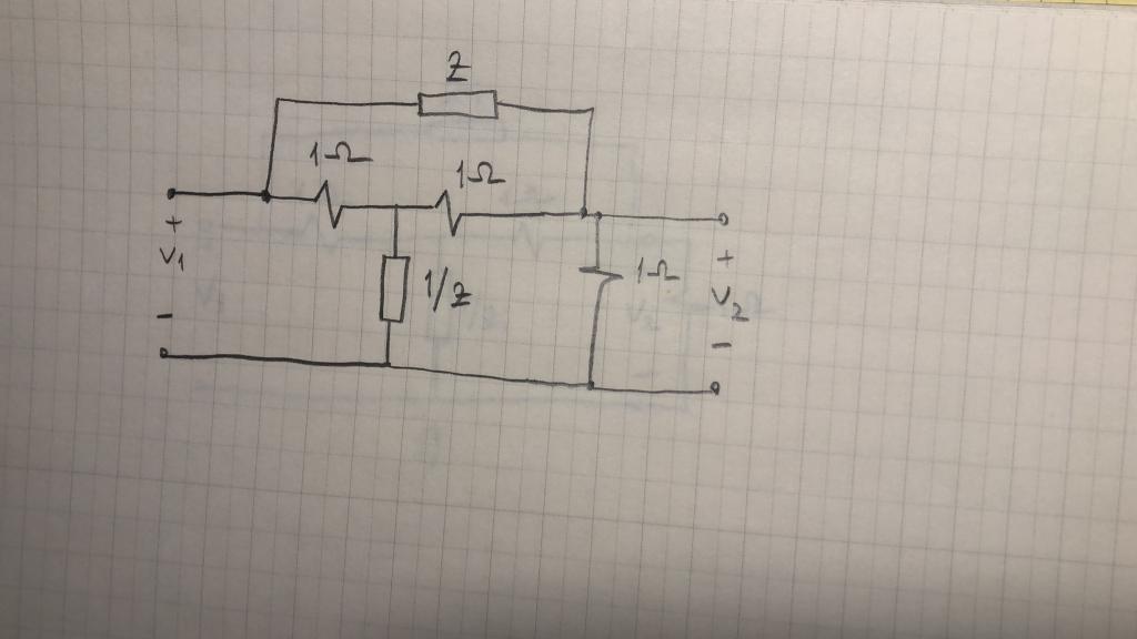 Solved Calculate V2(s) / V1(s) transfer function. | Chegg.com