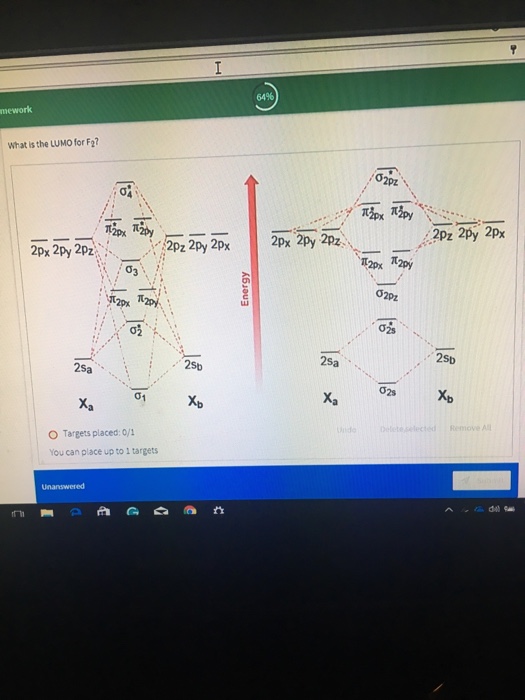 Solved What is the LUMO for F2? | Chegg.com