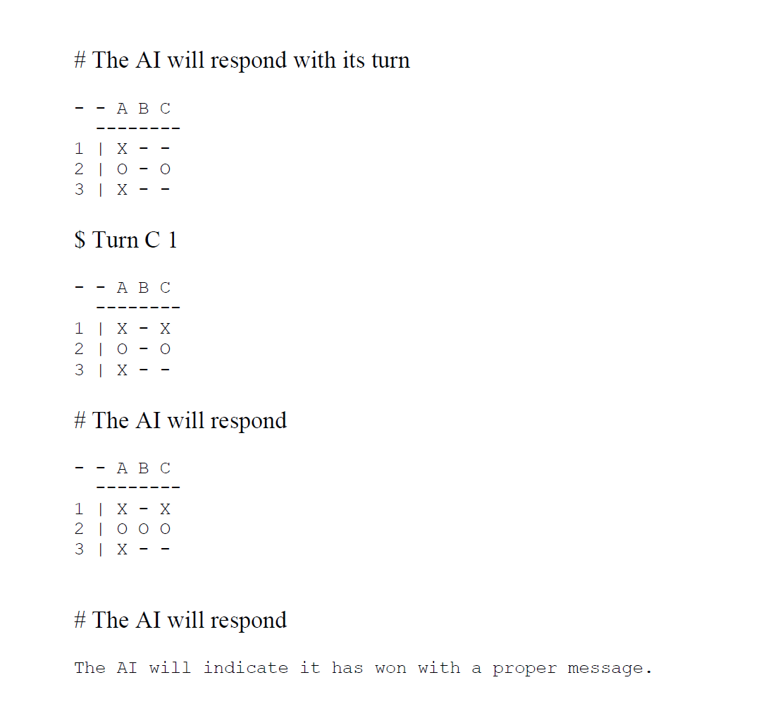 Solved Part 2: Tic Tac Toe (60\% of Project Grade) In part 2 | Chegg.com