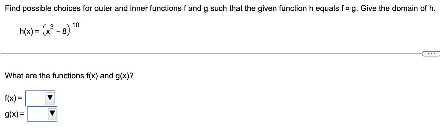 Solved Find possible choices for outer and inner functions f | Chegg.com