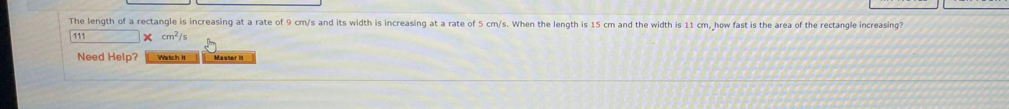 Solved x cm2/s | Chegg.com