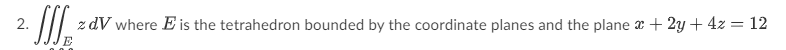 Solved Set up the iterated triple integral with well defined | Chegg.com