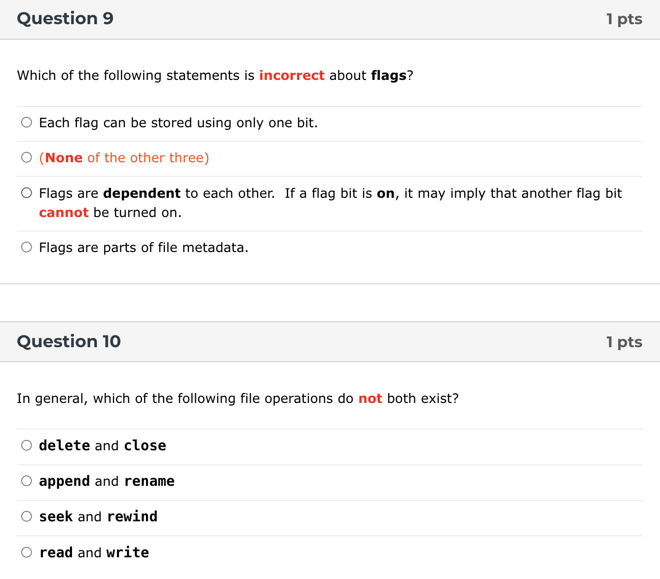 Solved What are the two categories of regular files? - There | Chegg.com