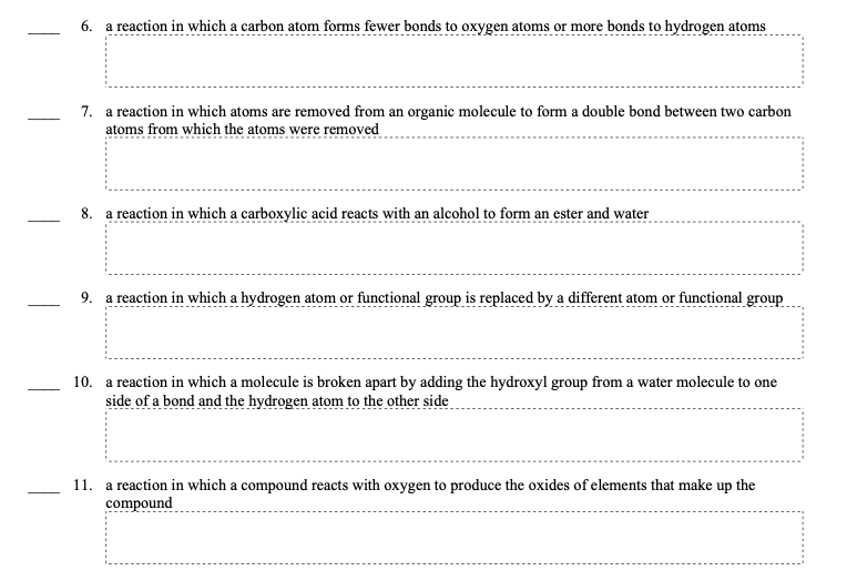Solved Part A (Terminology): Matching: (11 marks) using your | Chegg.com