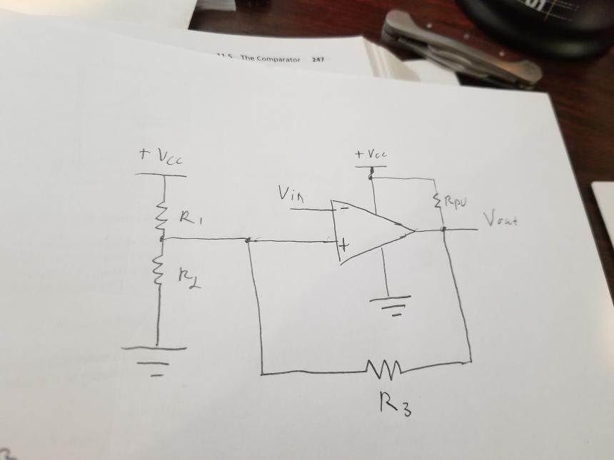 Solved Design a circuit to implement an inverting comparator | Chegg.com