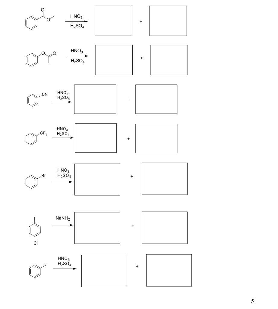 Solved HNO3 H2SO4 HNO3 0900 H2SO4 CN HNO3 H2SO4 HNO3 CF | Chegg.com