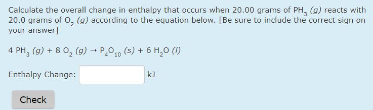 Solved Calculate the overall change in enthalpy that occurs | Chegg.com