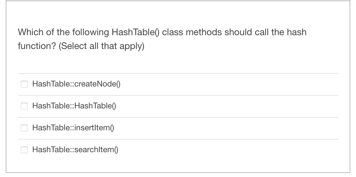 Solved You have a hash table of length 7 (tablesize = 7). | Chegg.com