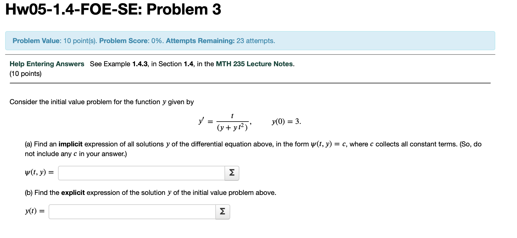 Solved Hw05-1.4-FOE-SE: Problem 3 Problem Value: 10 | Chegg.com
