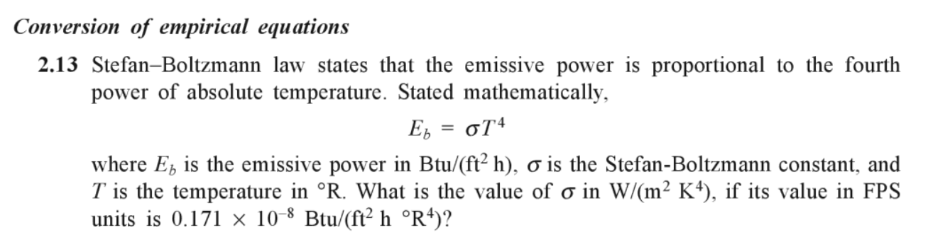 Solved Conversion of empirical equations 2.13 | Chegg.com