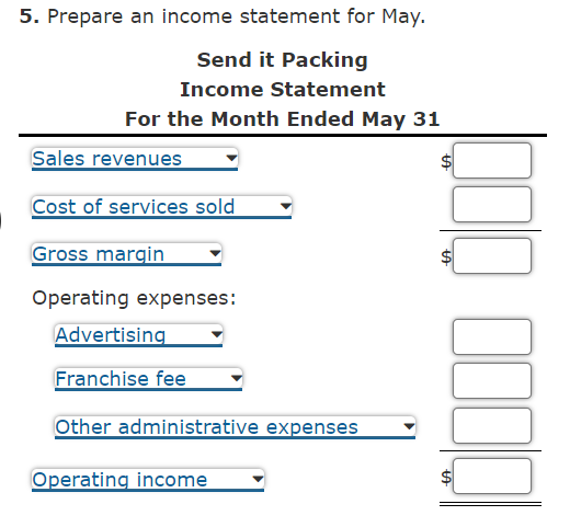Solved Income Statement, Direct and Indirect Cost Concepts, | Chegg.com