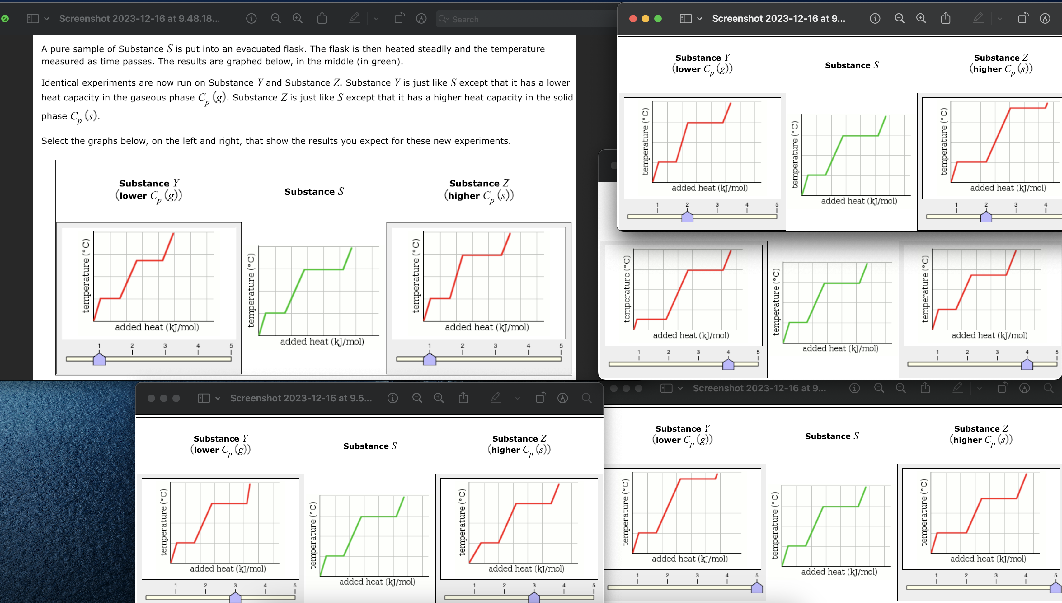 Solved A pure sample of Substance is put into an evacuated | Chegg.com