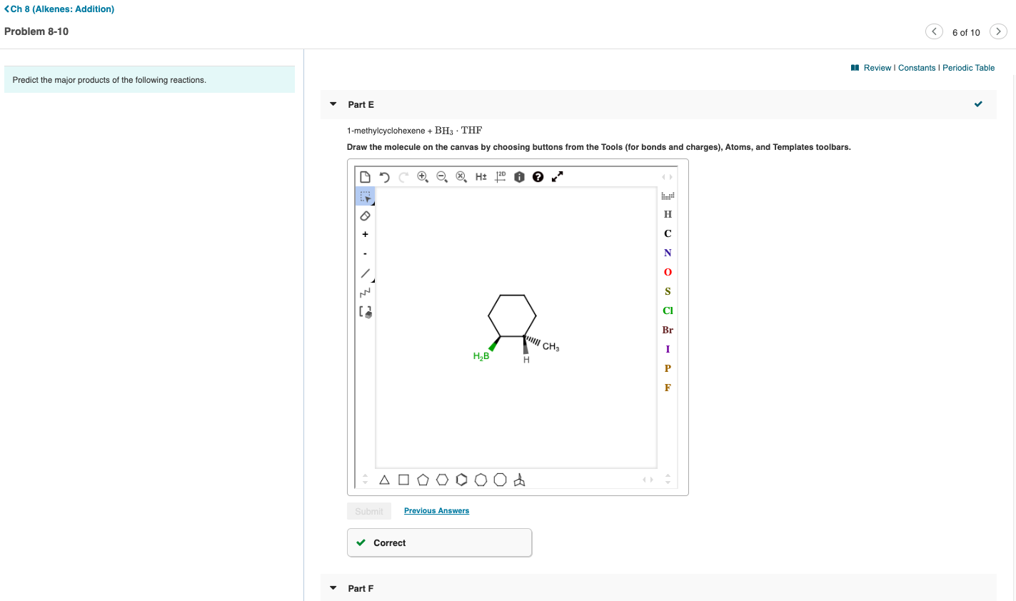 Solved Review l Constants Periodic Table Predict the major | Chegg.com