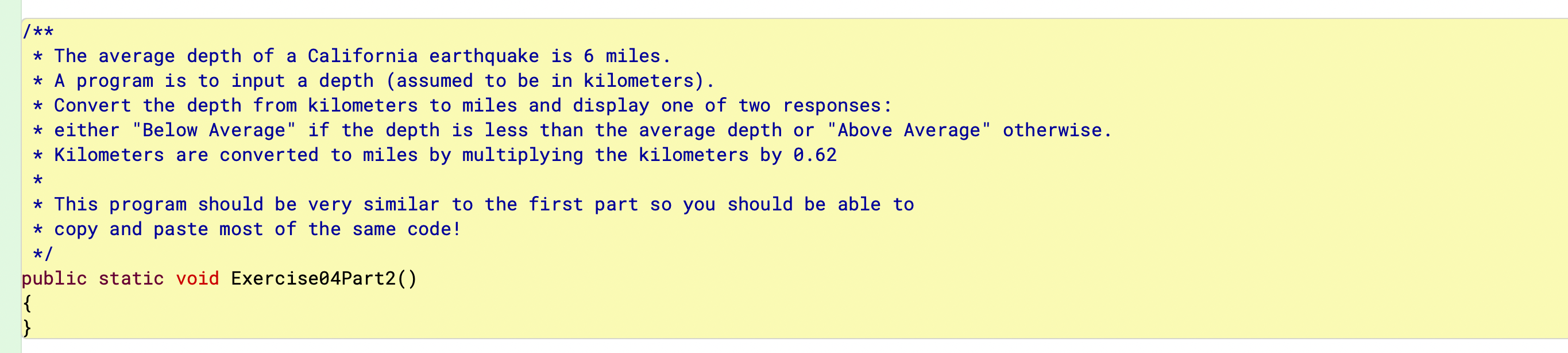Solved import java.util.Scanner; /** * In this exercise, | Chegg.com