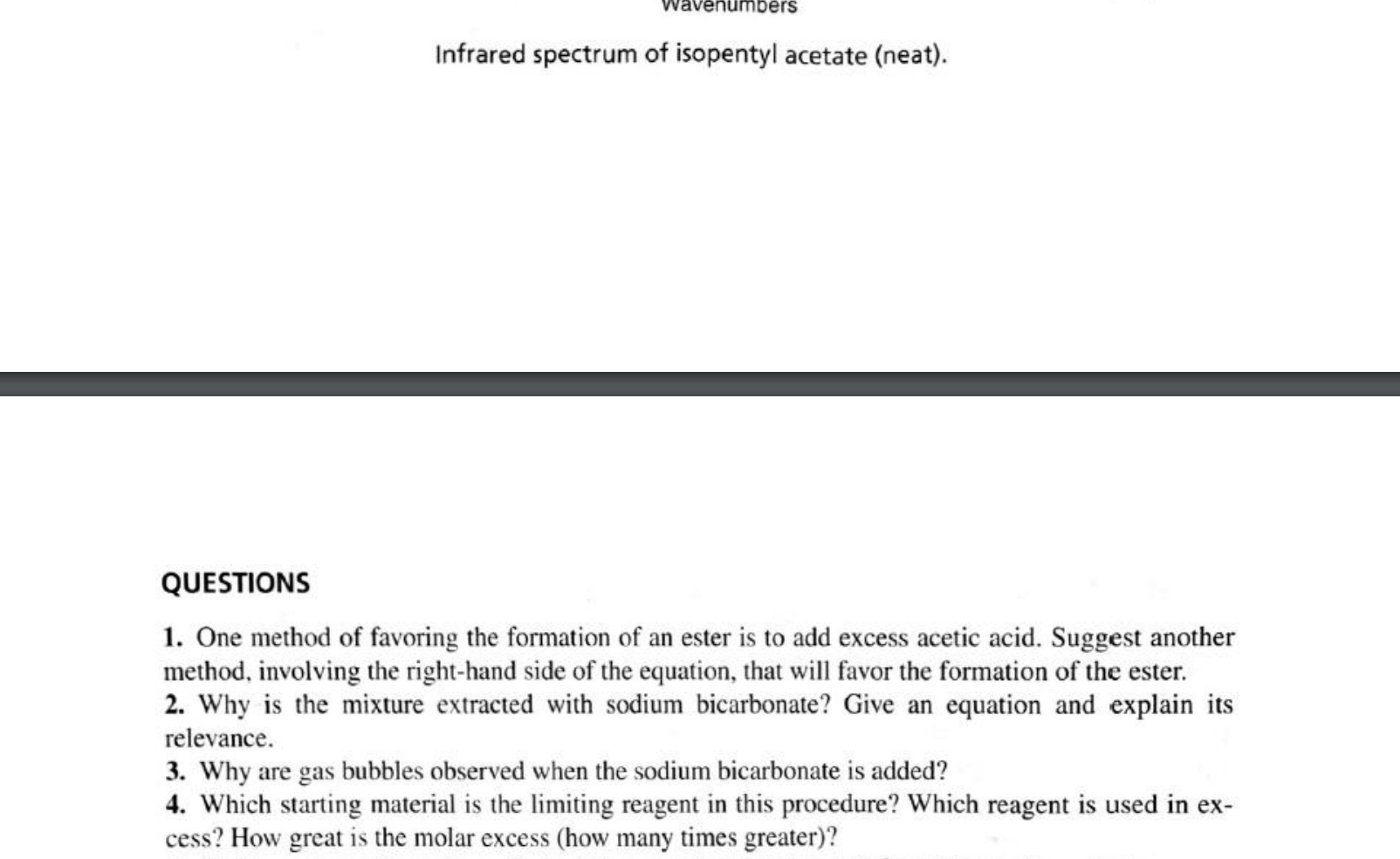 Solved Isopentyl Acetate (Banana Oil) Esterification Heating | Chegg.com