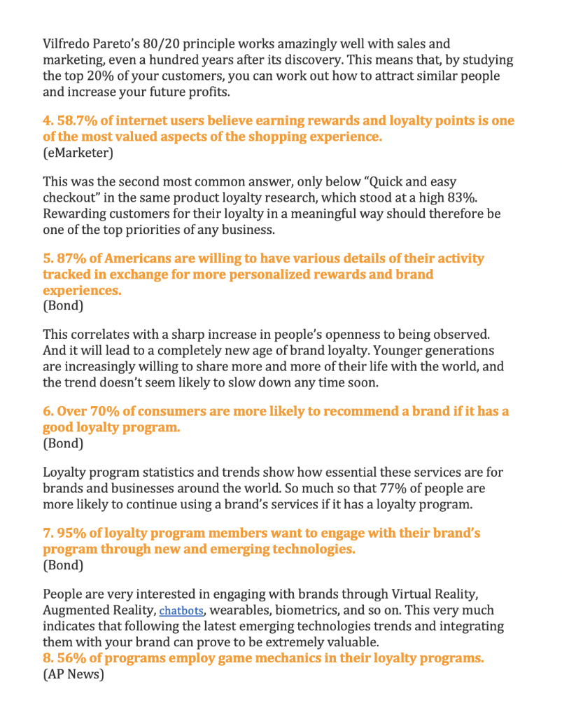 40 Amazing Customer Loyalty Statistics in 2021 By | Chegg.com