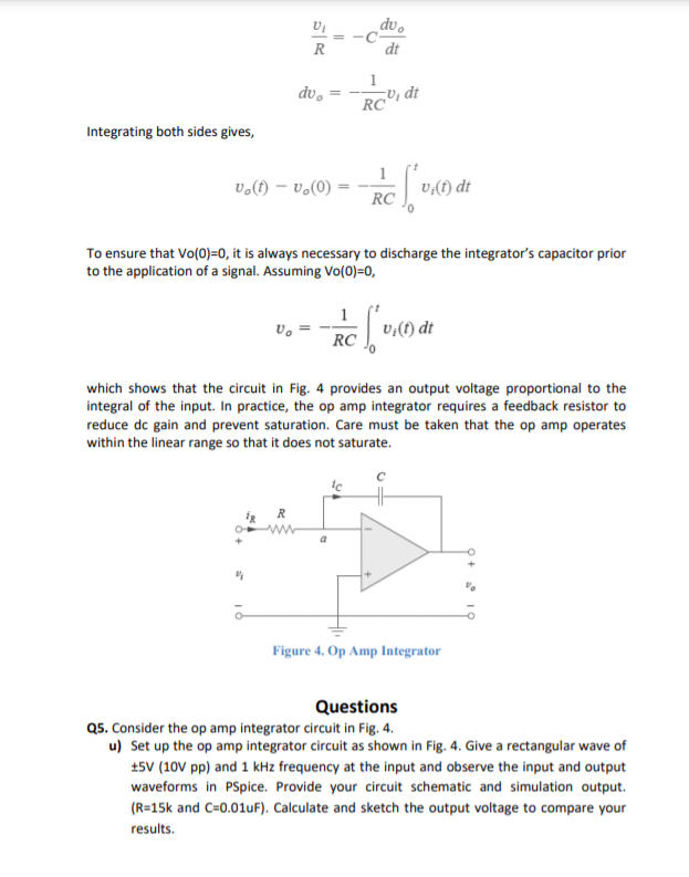Project Howland Current Source & Deboo Integrator A. | Chegg.com