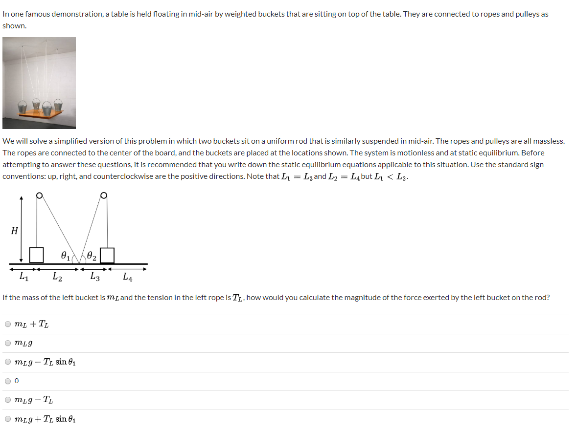 Solved In one famous demonstration, a table is held floating | Chegg.com