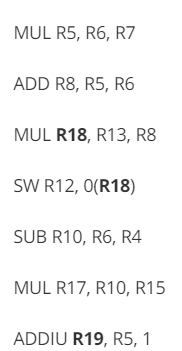 Solved The following code is to be executed on a processor | Chegg.com