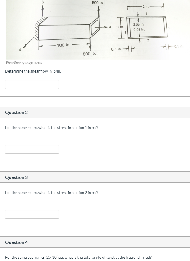 Solved The beam pictured below is subjected to the torque | Chegg.com