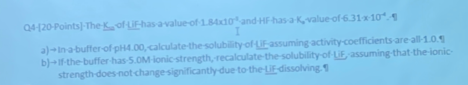 Solved a) → In-a-buffer-of-pH4.00, | Chegg.com
