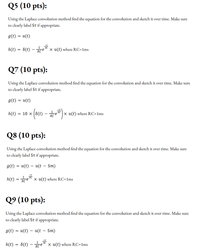Solved Using the Laplace convolution method find the | Chegg.com