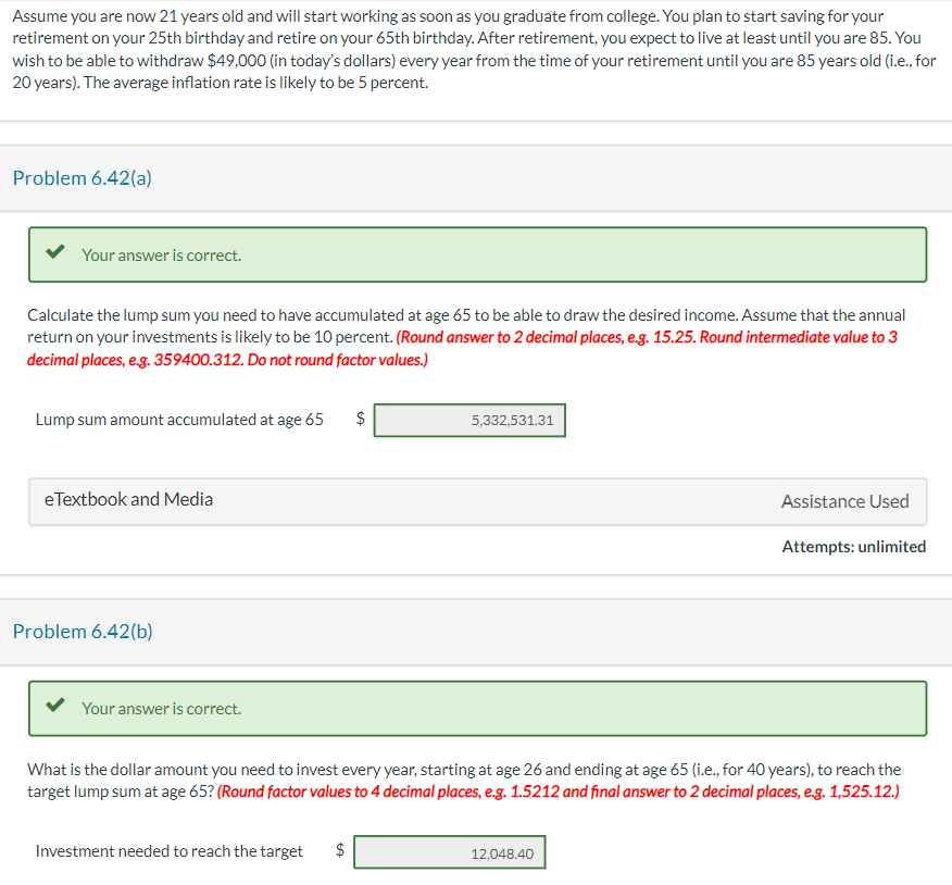 Solved Now answer parts a. ﻿and b. ﻿assuming the rate of | Chegg.com