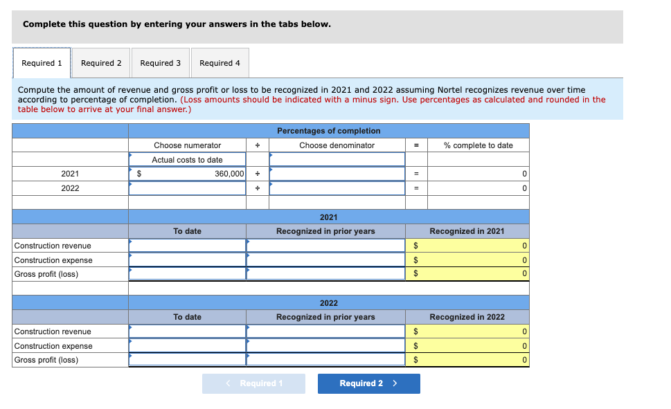 Solved Exercise 6-19 (Algo) Long-term contract; revenue | Chegg.com