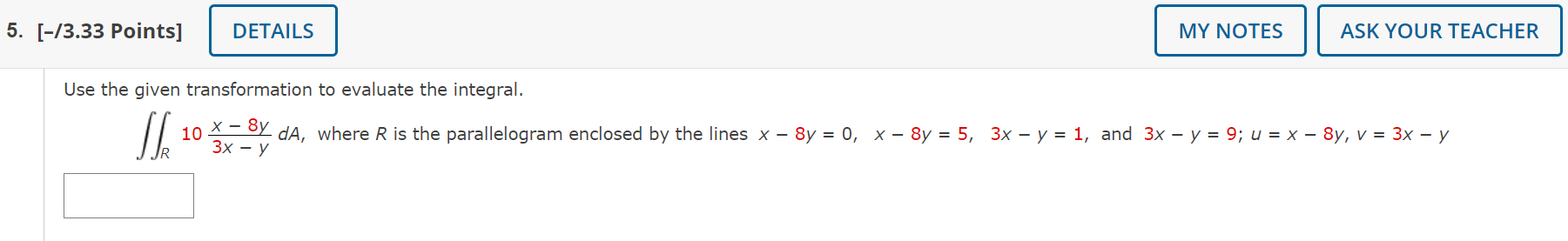 Solved Just need help on this math problem, been stuck on | Chegg.com