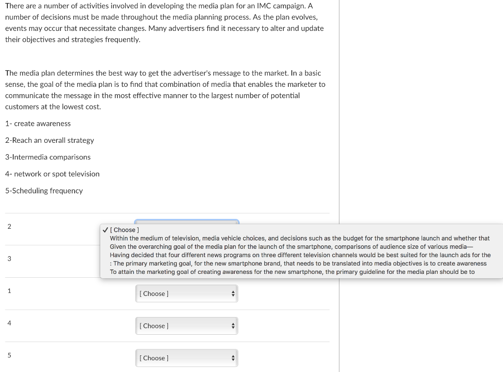 Solved There are a number of activities involved in | Chegg.com