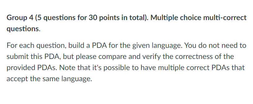 Solved (1) BalDelim ={ w: where w is a string of delimeters: | Chegg.com