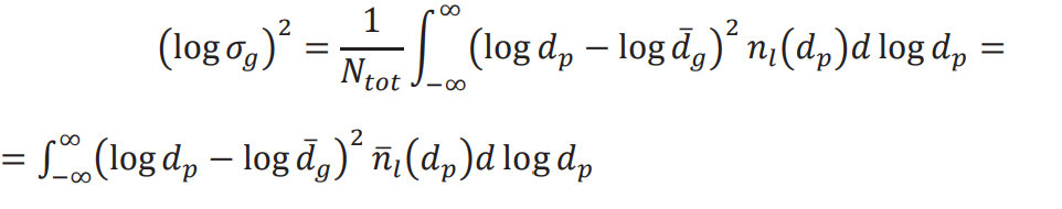 Solved aerosol physics: the geometric standard deviation | Chegg.com