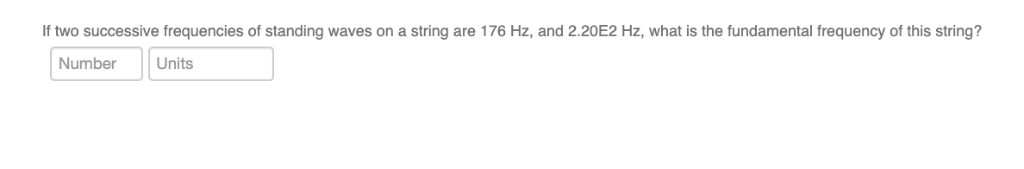 Solved If two successive frequencies of standing waves on a | Chegg.com