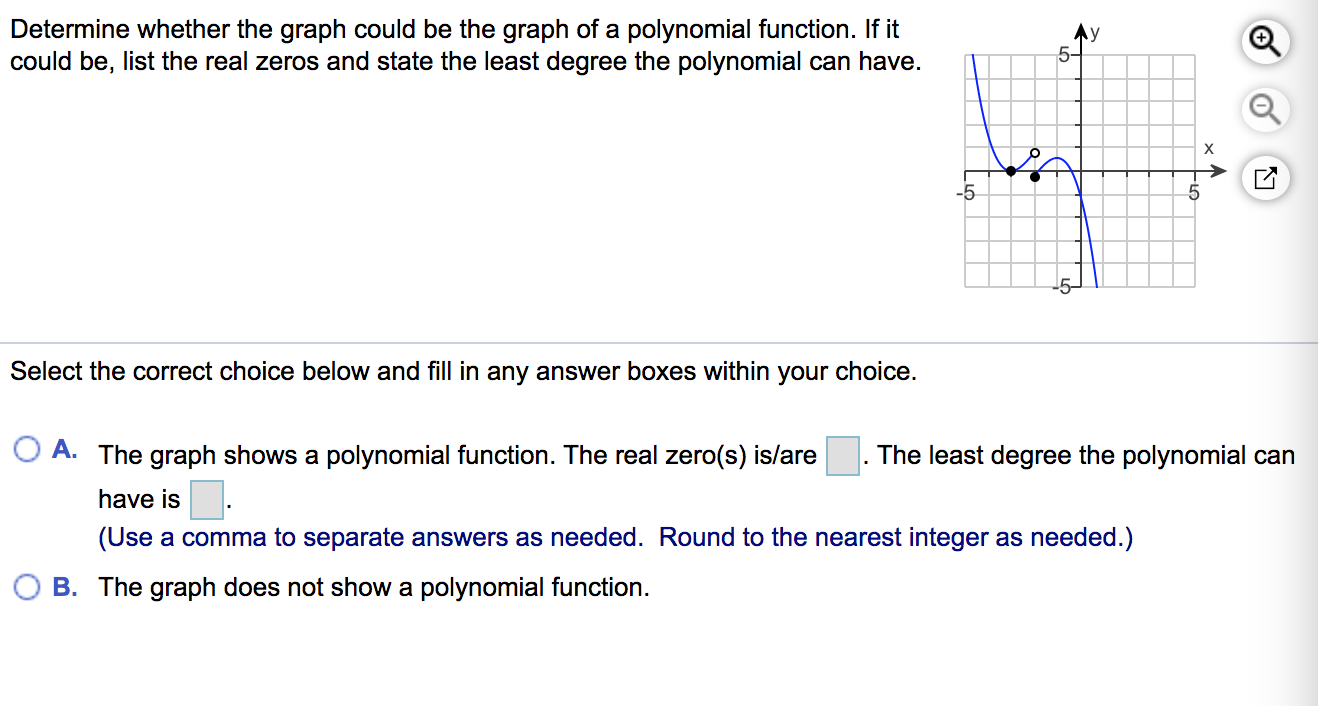 Solved 5 Determine whether the graph could be the graph of a | Chegg.com