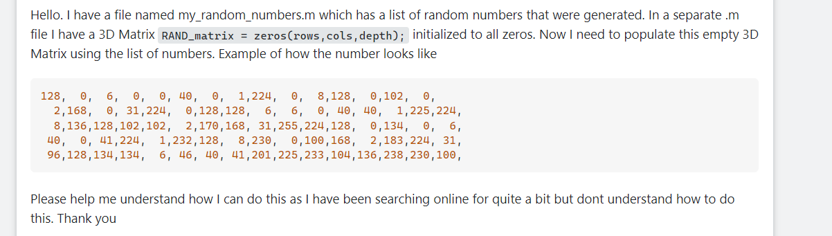 Solved Hello. I have a file named my_random_numbers.m which | Chegg.com
