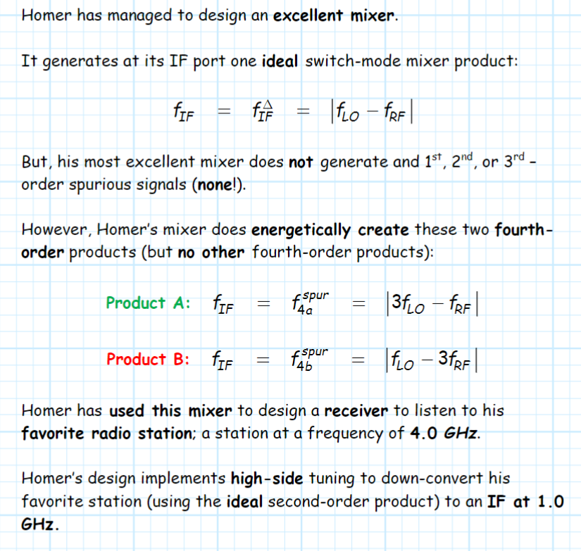 Solved Homer has managed to design an excellent mixer. It | Chegg.com
