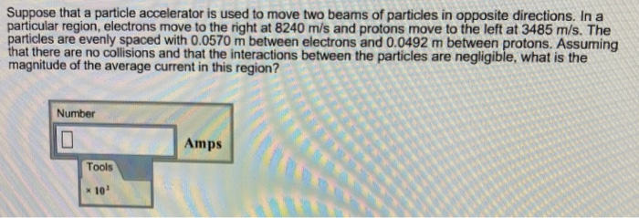 Solved Suppose that a particle accelerator is used to move | Chegg.com