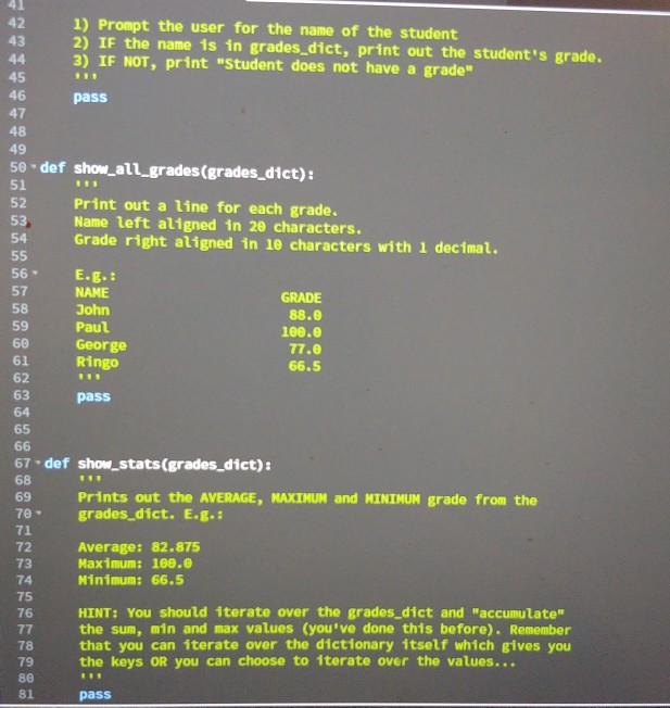 Solved 2 Complete all FOUR of the following functions | Chegg.com