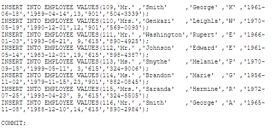 Solved Use the data files below to create the database as | Chegg.com