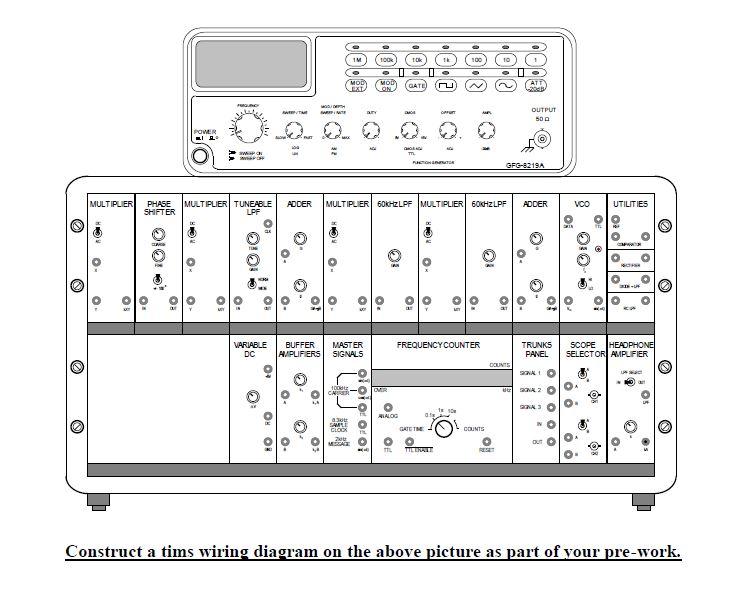 3. Construct a wiring diagram for the tims trainer | Chegg.com