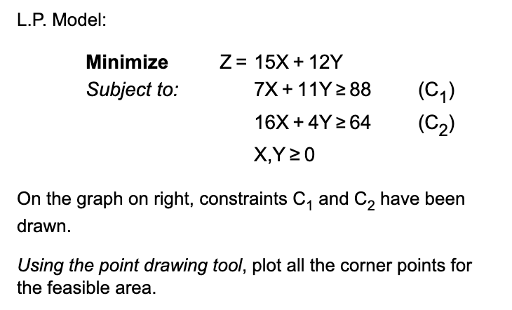 Solved On the graph on right, constraints C1 and C2 have | Chegg.com