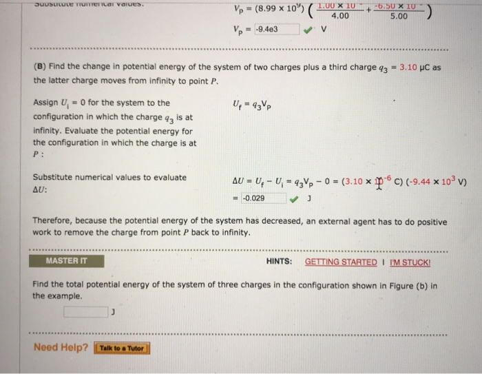 Solved Example 25.3The Electric Potential Due to Two Point | Chegg.com
