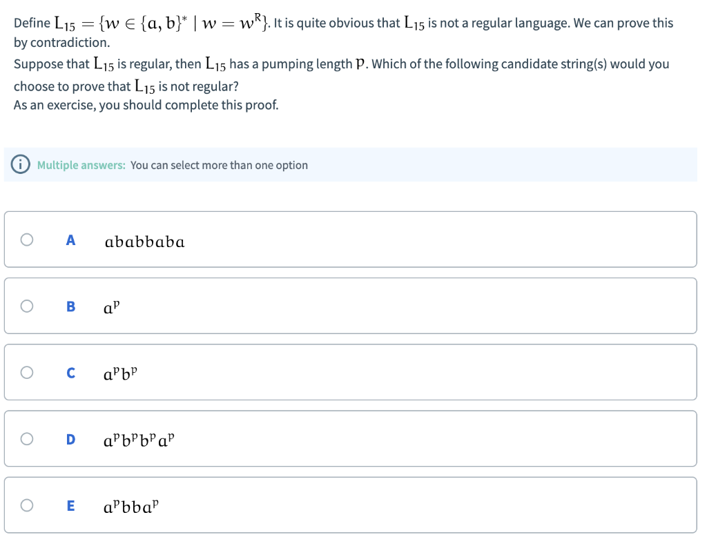 Solved The reversal of a string , denoted , is the string | Chegg.com