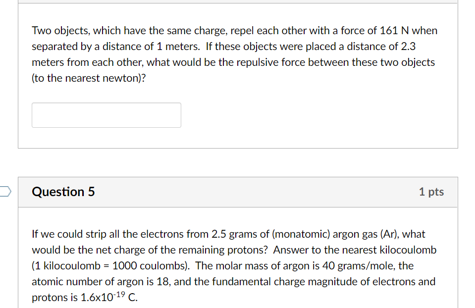 Solved Two objects, which have the same charge, repel each | Chegg.com