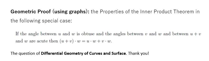 Solved Geometric Proof (using graphs): the Properties of the | Chegg.com
